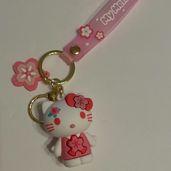 Accessories | Hello Kitty My Melody Figurine Key Chain Ring Figurine ...